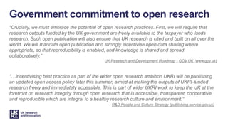 UKRI Open Access Policy | PPT