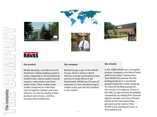 RAVAS - the mobile scale company | PPTX