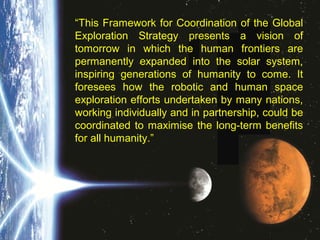 The Global Exploration Strategy and Why it Matters | PPT