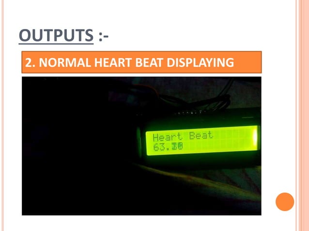 Heart Attack Detection VIA HEART Beat Monitor System | PPT