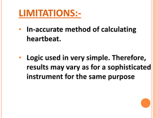 Heart Attack Detection VIA HEART Beat Monitor System | PPT