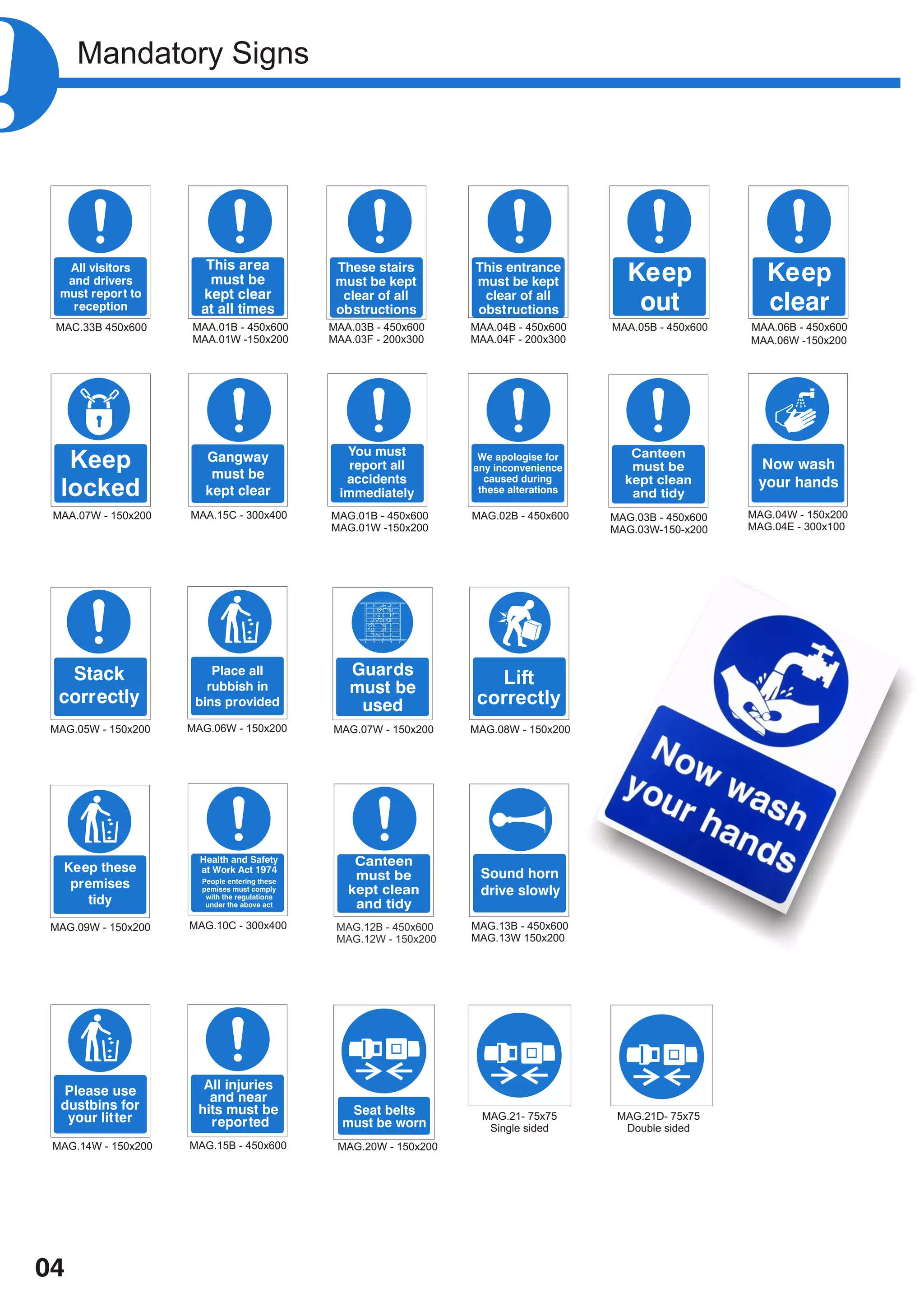 UK Safety Sign Brochure | PDF