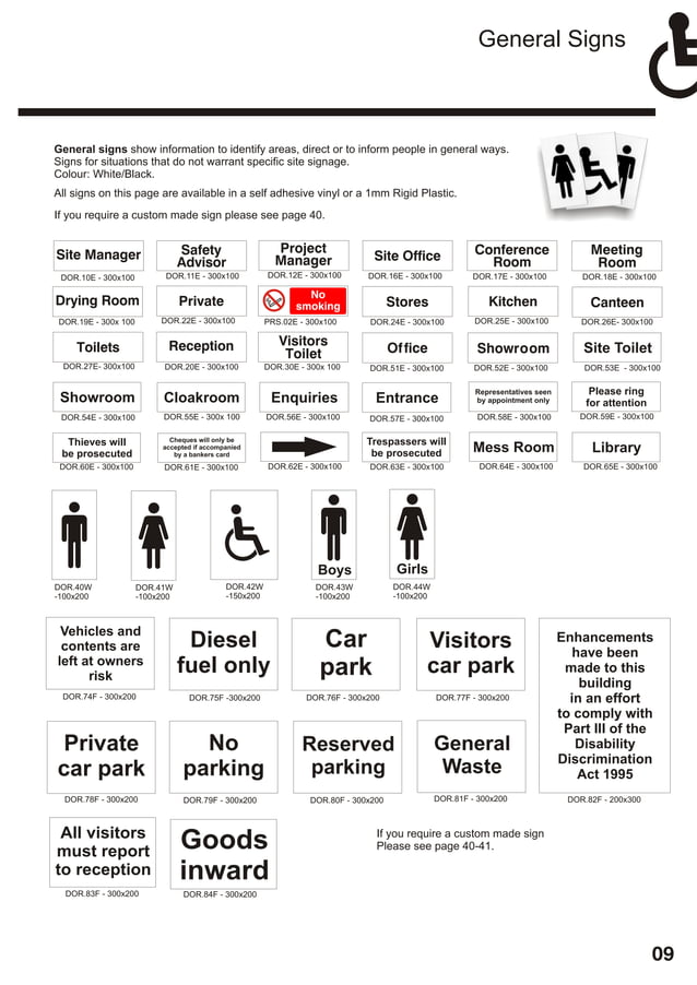 UK Safety Sign Brochure | PDF