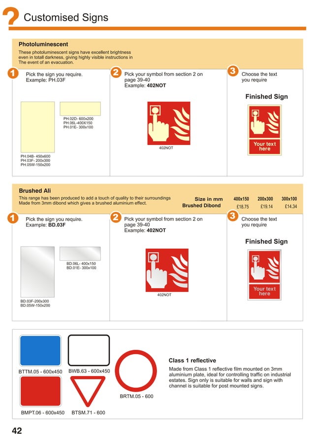 UK Safety Sign Brochure | PDF