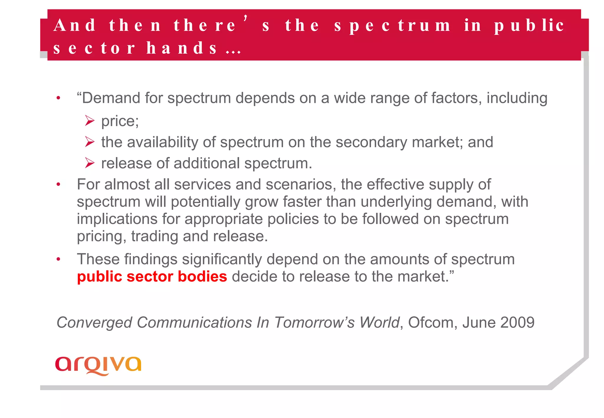 UK Spectrum Management | PPT