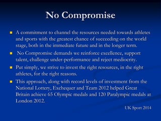 Uk structure of sport 2014 | PPTX