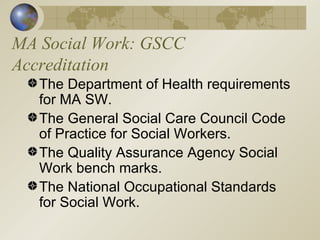 UK Social Work | PPT | Education