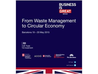 Session in Barcelona: "From Waste Management to Circular Economy" | PPT