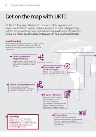 UK Creative Industries – International Strategy | PDF