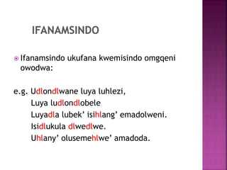 Ukuhluza inkondlo | PPTX