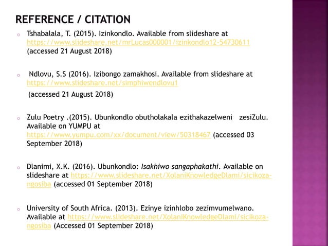 Ukuhluza inkondlo | PPTX