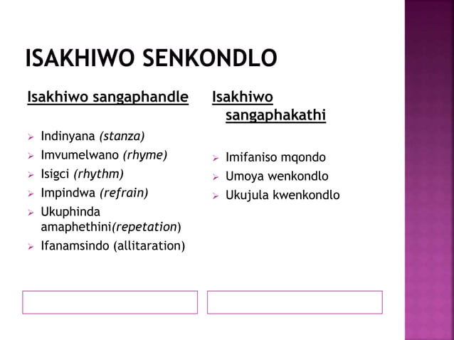 Ukuhluza inkondlo | PPTX