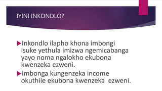 Ukuhluzwa kwezinkondlo | PPTX