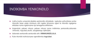 Ukuhluzwa kwezinkondlo | PPTX