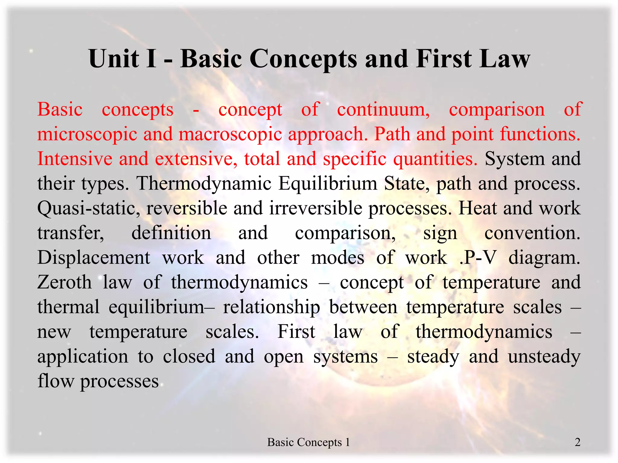 Engineering Thermodynamics-Basic concepts 1 | PDF
