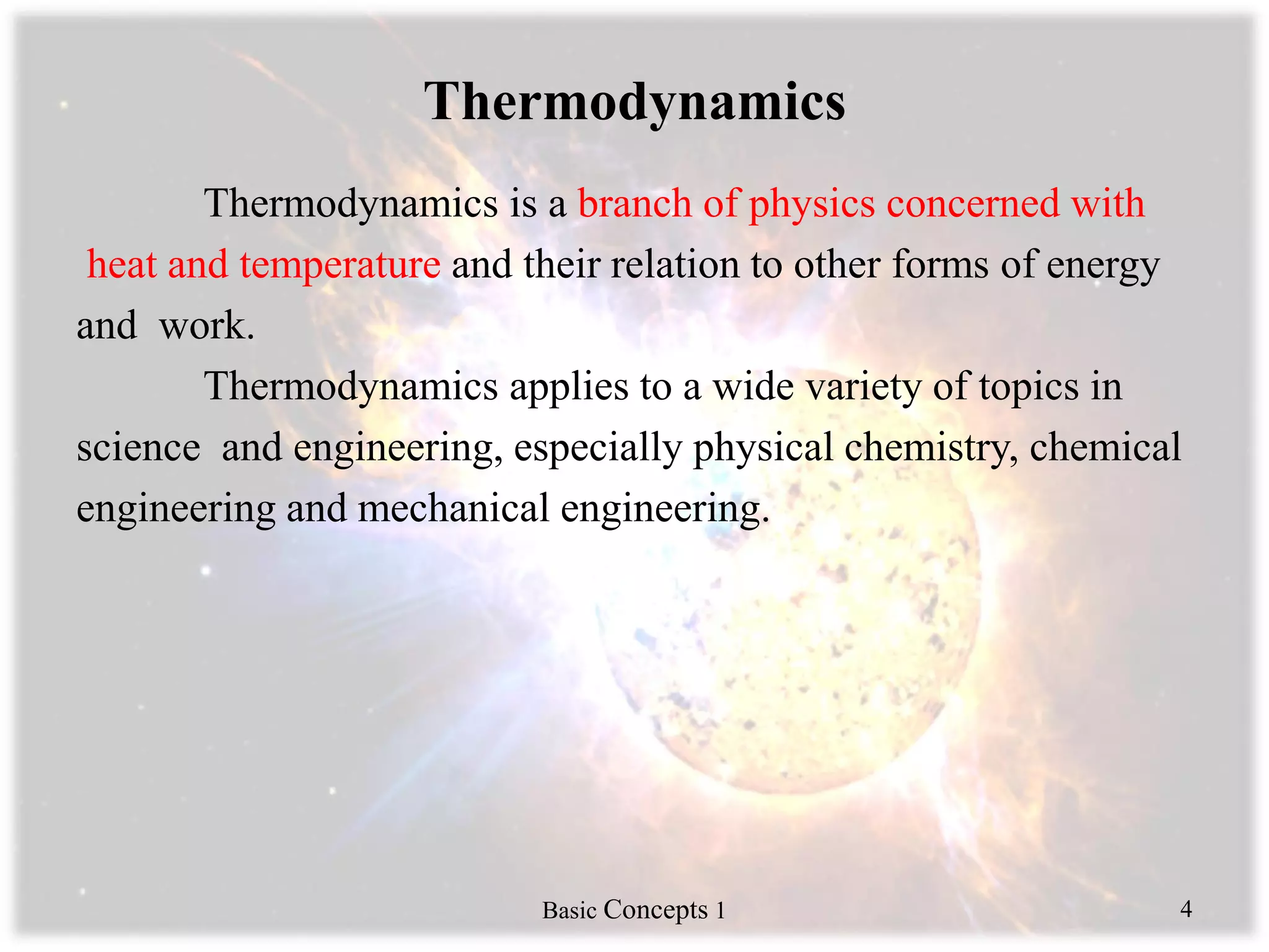 Engineering Thermodynamics-Basic concepts 1 | PDF