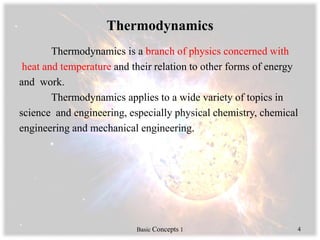 Engineering Thermodynamics-Basic concepts 1 | PDF