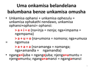 Ukulumbana konkamisa(1) | PPTX