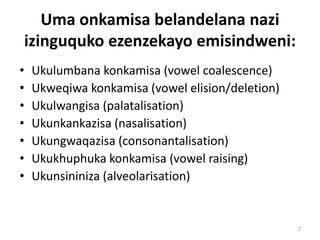Ukulumbana konkamisa 2 | PPTX