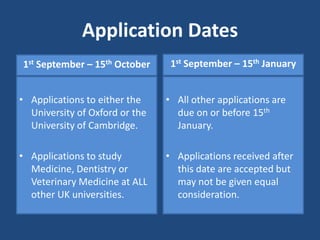 UK University Admission | PPTX
