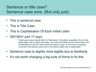 UKUPA Feb 09 Caroline Jarrett Visual Forms | PPT
