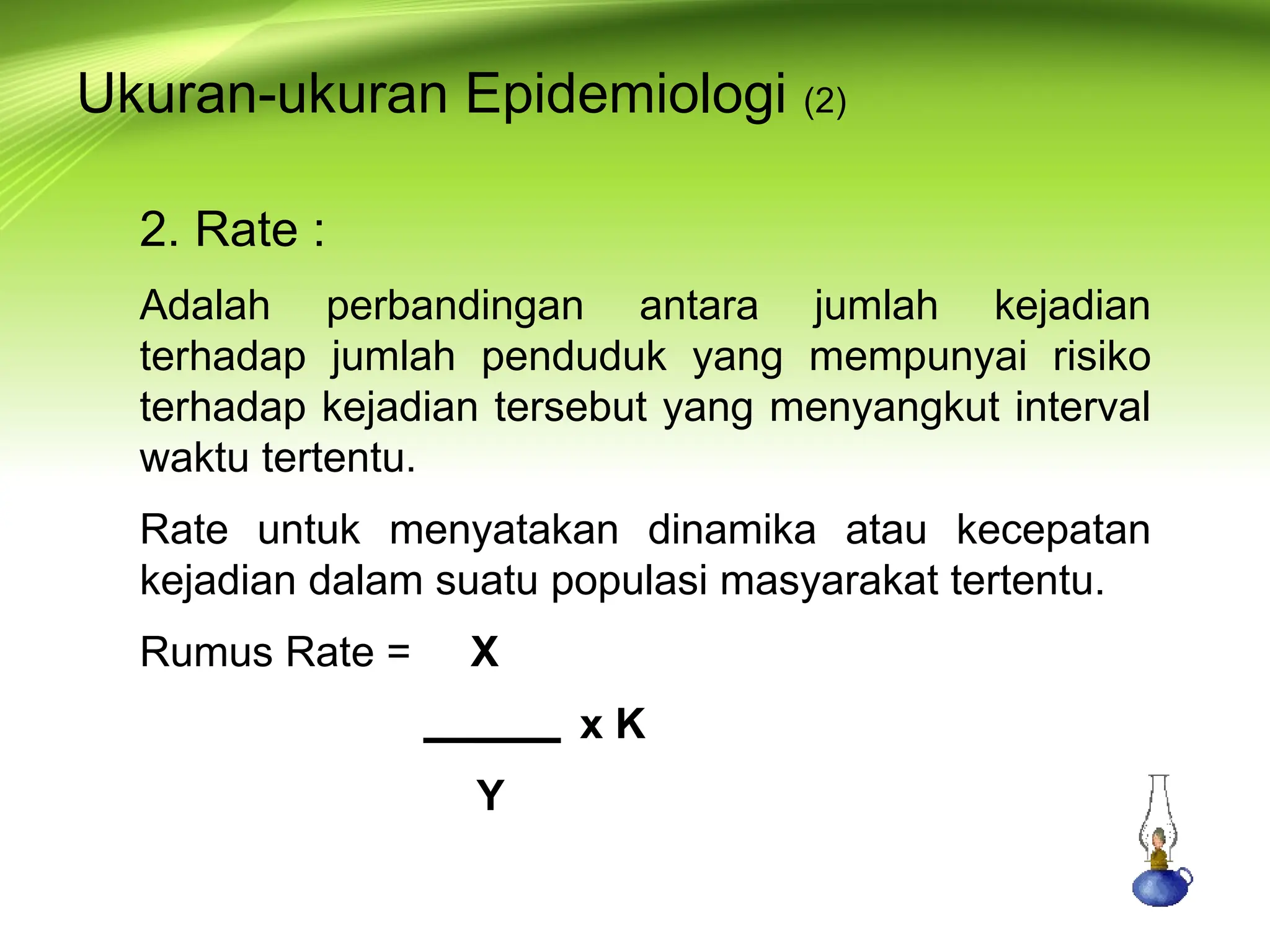 Materi ukuran ukuran dalam epidemiologi praktis | PPTX