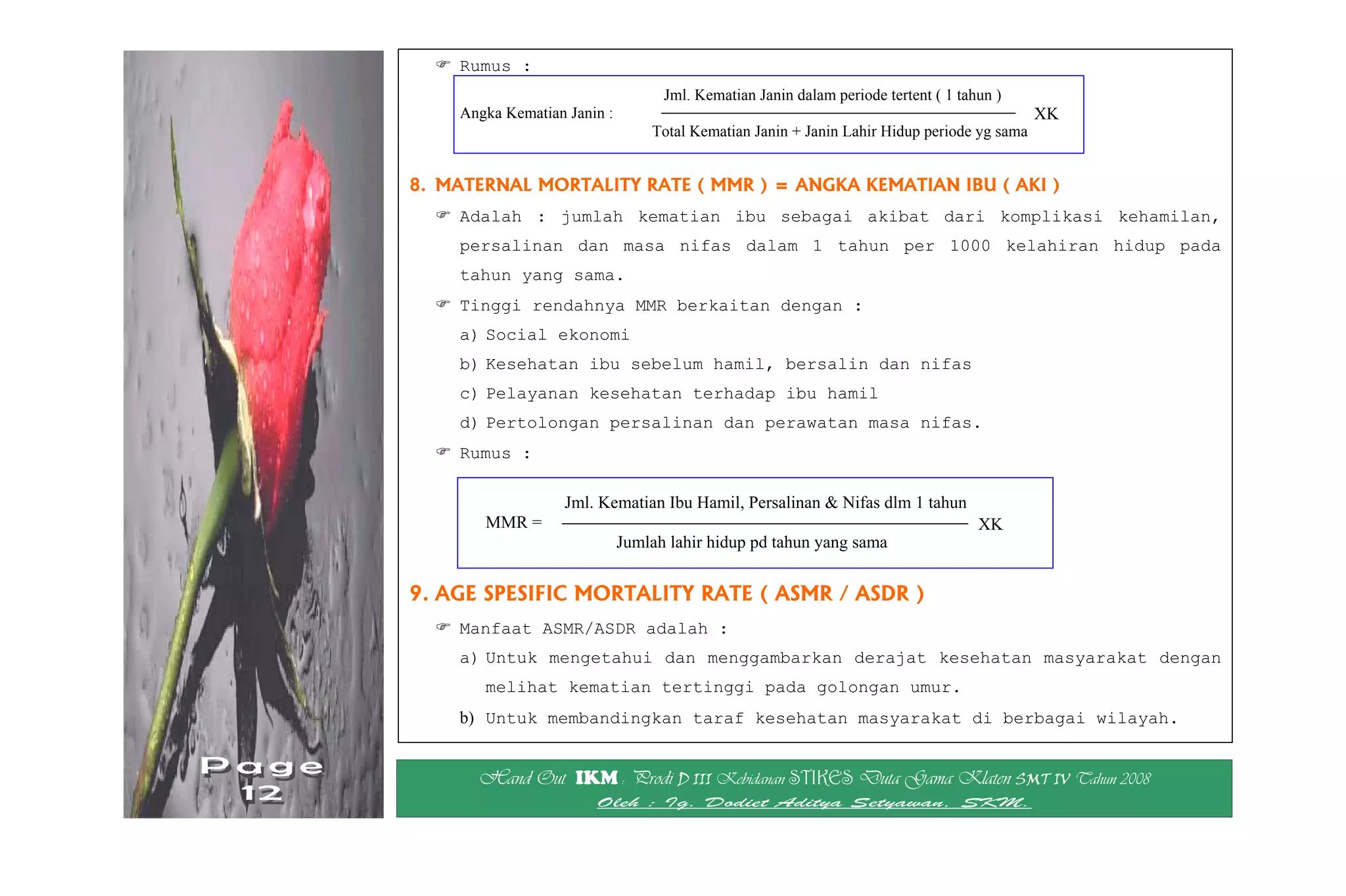 Pengukuran Frekuensi Masalah Kesehatan | PDF