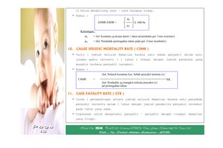 Pengukuran Frekuensi Masalah Kesehatan | PDF