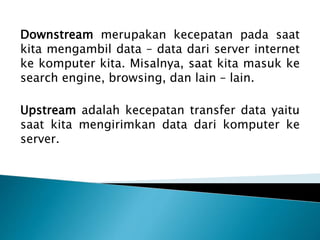 Ukuran Kecepatan Akses Internet | PPTX