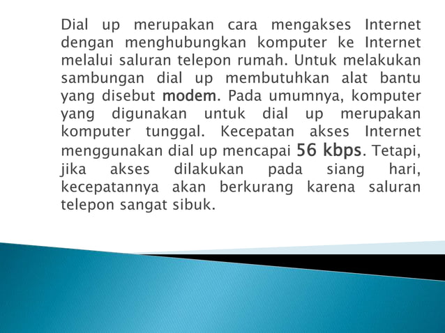 Ukuran Kecepatan Akses Internet | PPT