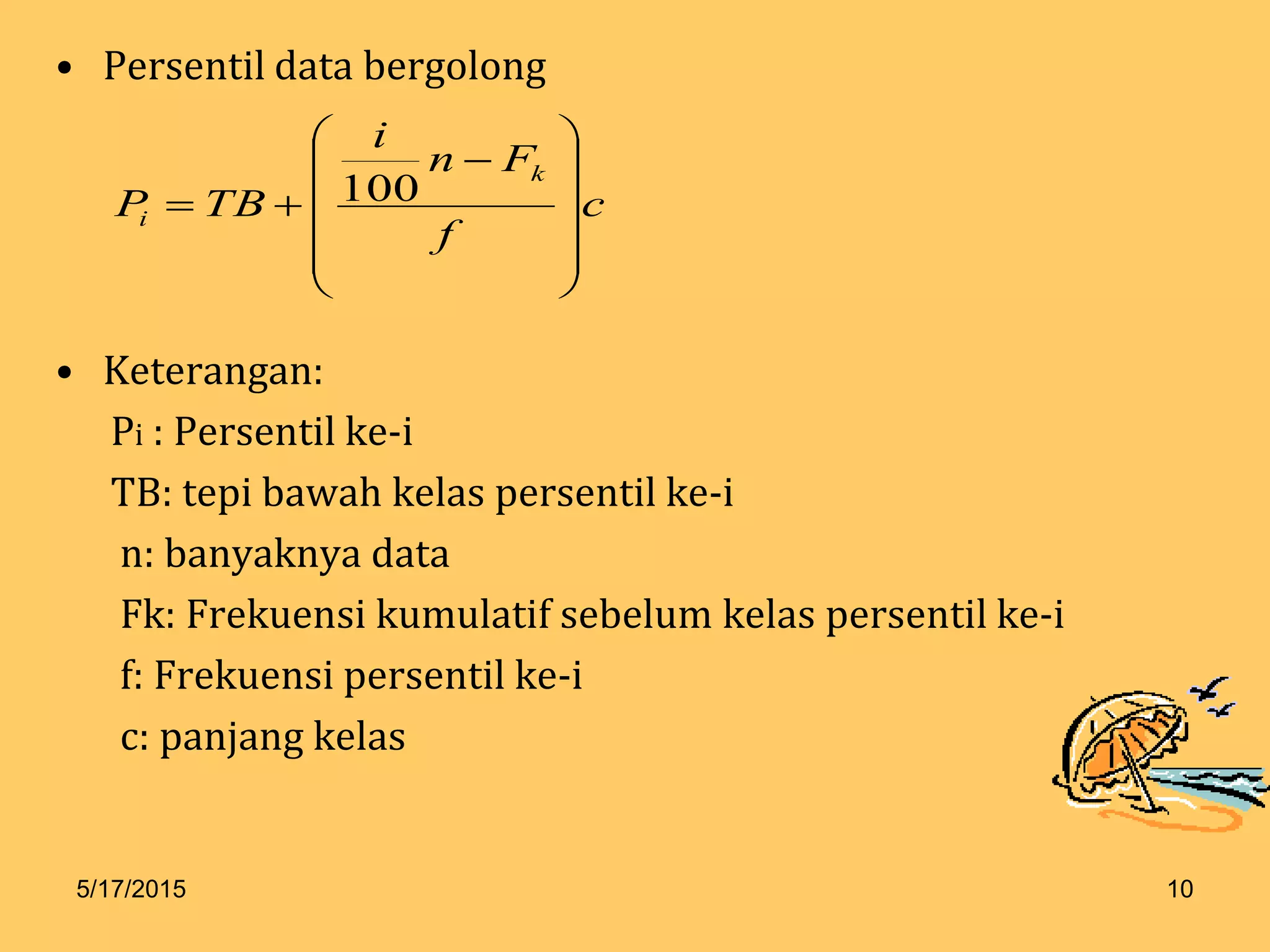 Ukuran letak data | PPTX