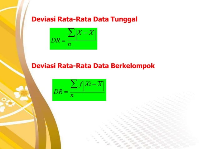 Ukuran Letak Data kuartil dan beberapa pembagian lainnya | PPT