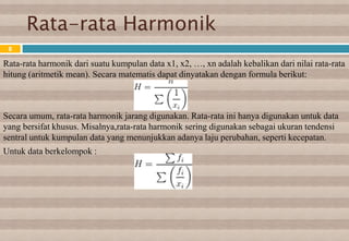 Ukuran pemusatan | PPTX