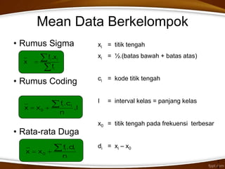 Ukuran pemusatan data | PPTX