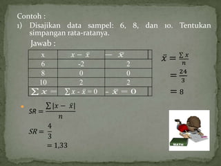 Ukuran penyebaran | PPTX