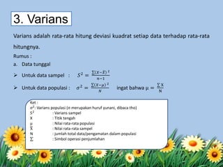 Ukuran Penyebaran Data | PPTX