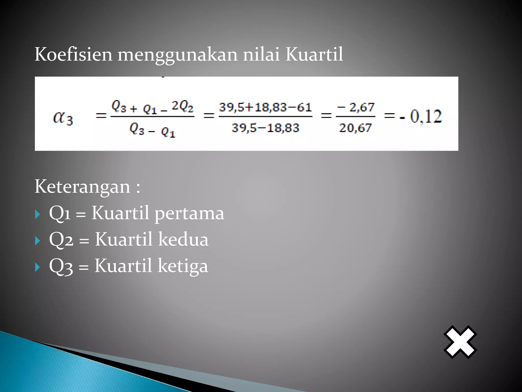Ukuran penyebaran data | PPT