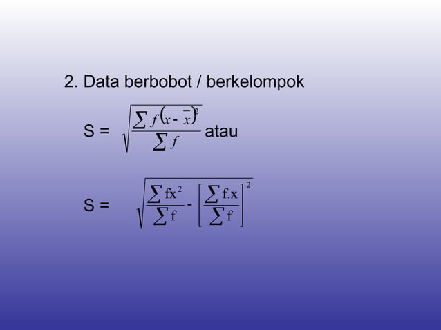 UKURAN_PENYEBARAN_DATA_komplet dasar dasar statistik.ppt