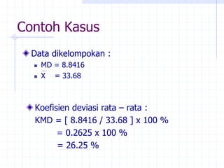 Ukuran statistik | PPT