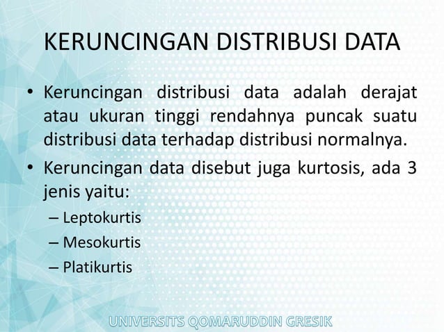 UKURAN VARIABILITAS DATA Statsitik Pendidikan | PPTX