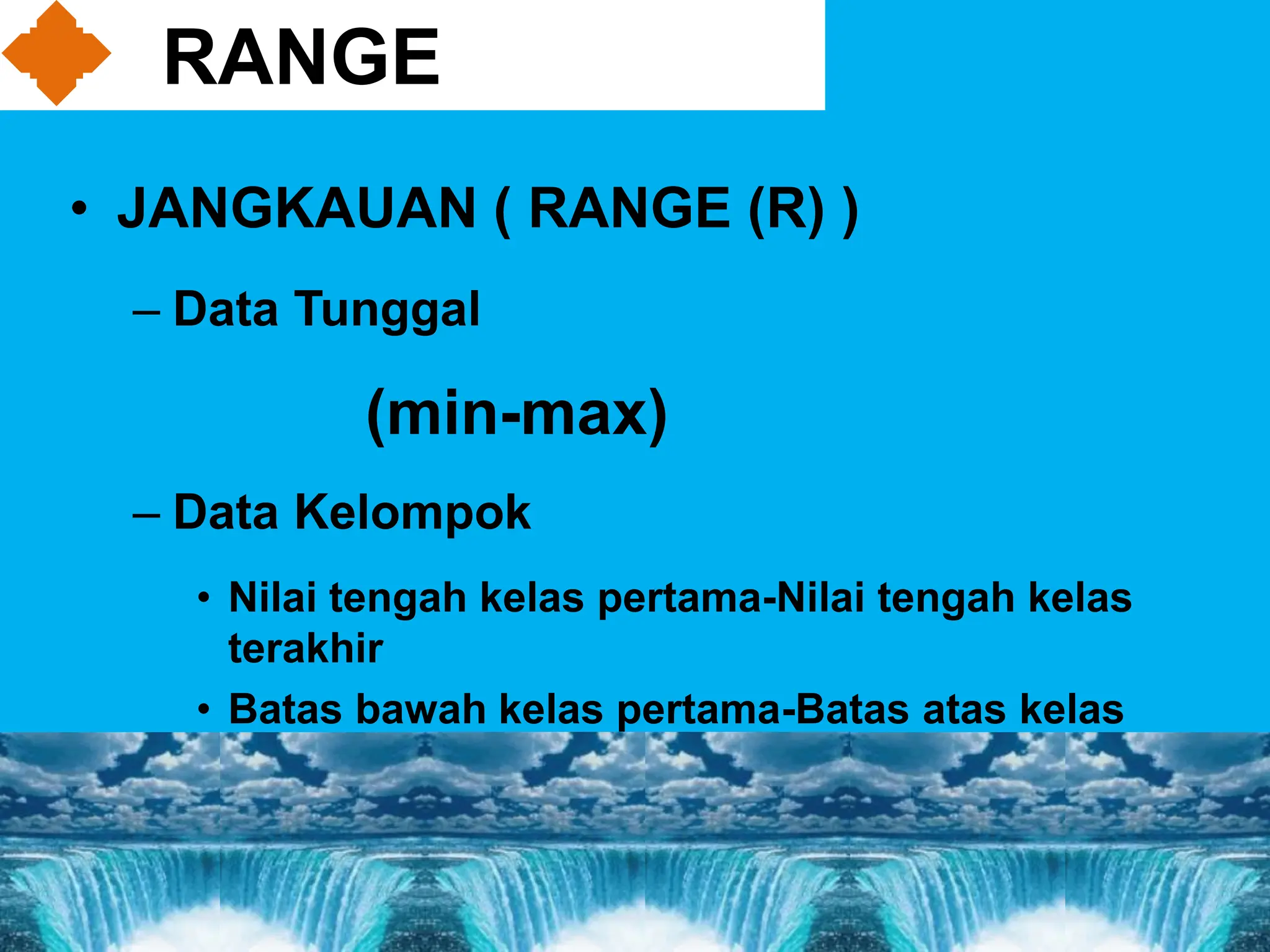 Materi statistika : Ukuran variasi dan dispersi | PPTX