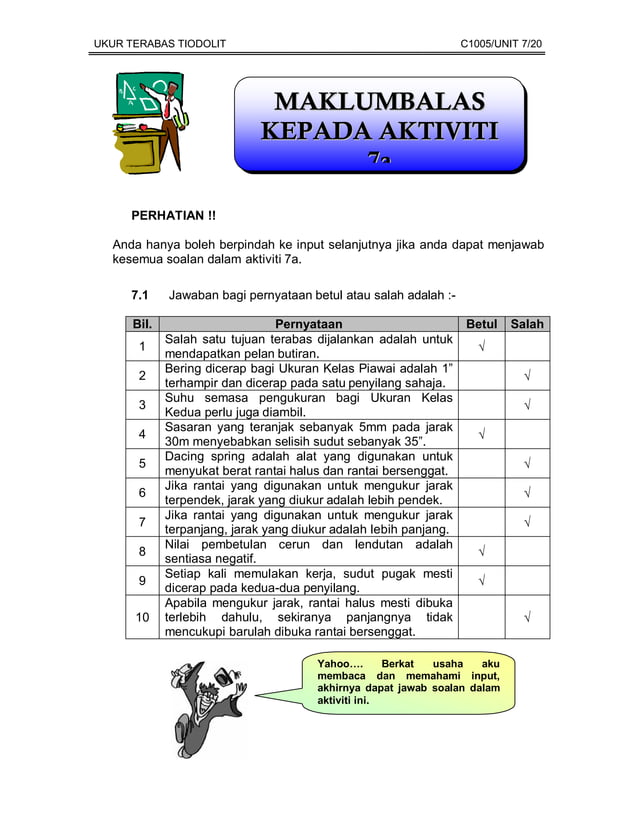 Ukur terabas teodolit | PDF