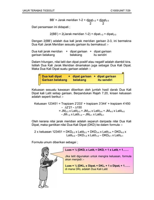 Ukur terabas teodolit | PDF