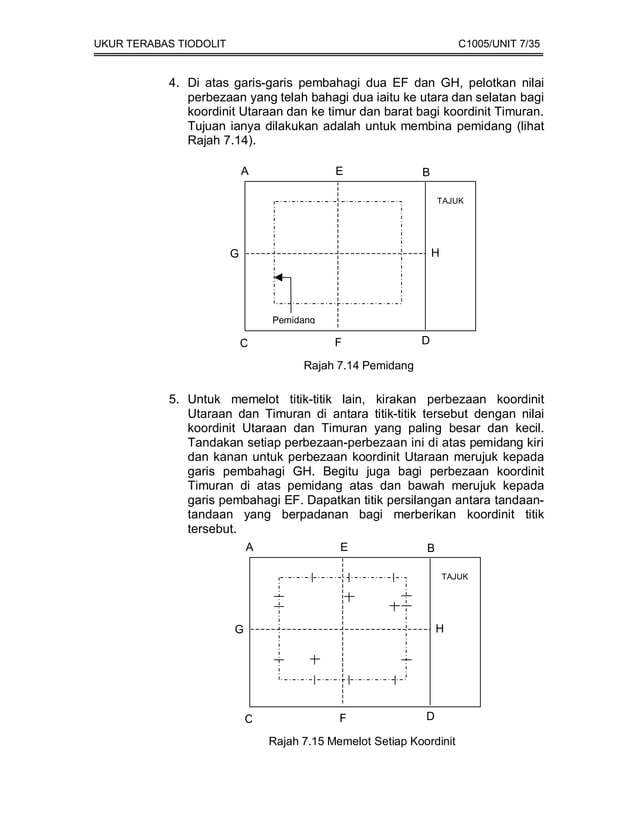 Ukur terabas teodolit | PDF