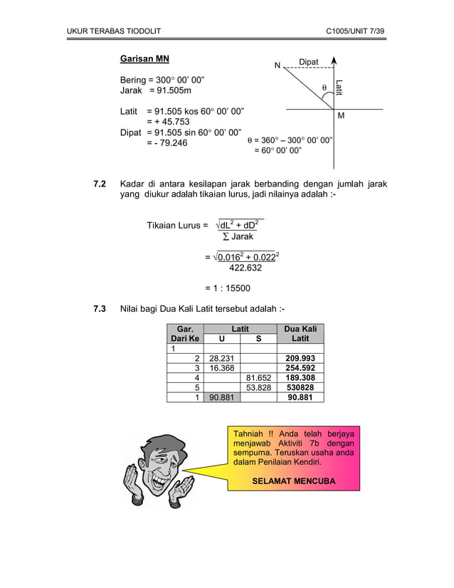 Ukur terabas teodolit | PDF