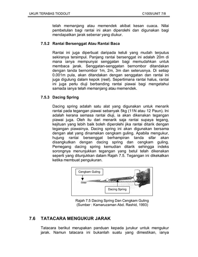 Ukur terabas teodolit | PDF