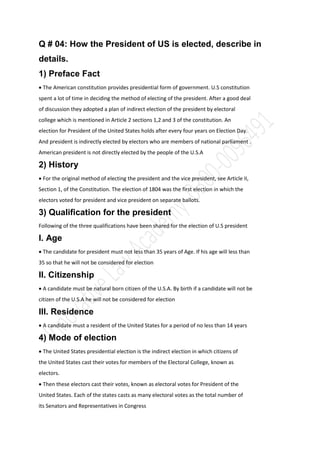 Silent feature of the UK.USA constitution | PDF