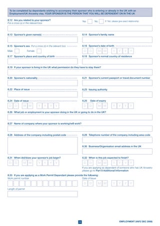 Uk visa (vaf2). | PDF