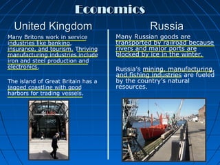 SS6G10a UK vs Russia | PPT | Weather | Science