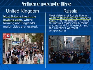 SS6G10a UK vs Russia | PPT | Weather | Science